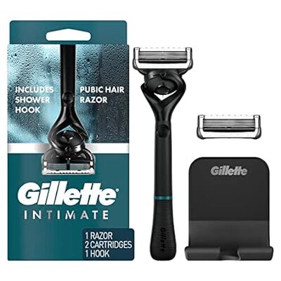 Gillette Intimate Pubic Hair Razor for Men， Men's Pubic R