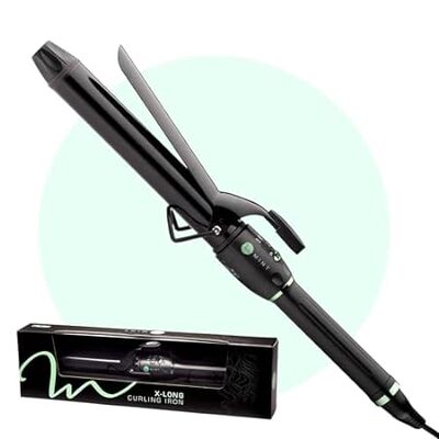 MINT Professional Extra Long Hair Curling Iron 1 1/4 inch