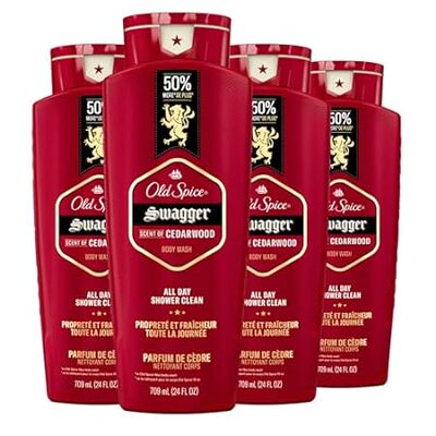 Old Spice Swagger Scent of Confidence， Body Wash for Men，