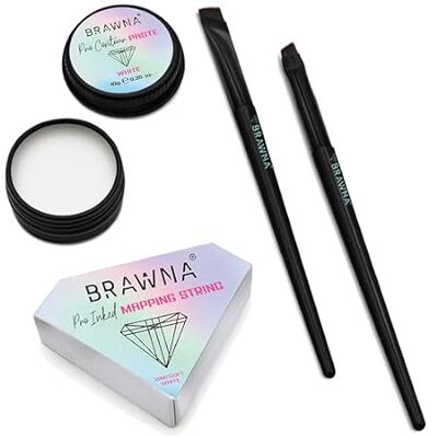 BRAWNA Pro PMU Mapping Kit for Eyebrows and Lips， 1 Count
