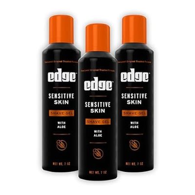 Edge Shaving Gel for Men， 7oz， 3 Pack Mens Shave Gel with