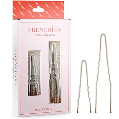 Frenchies Ultra Flocked Extra Soft French Twist Hair Pins