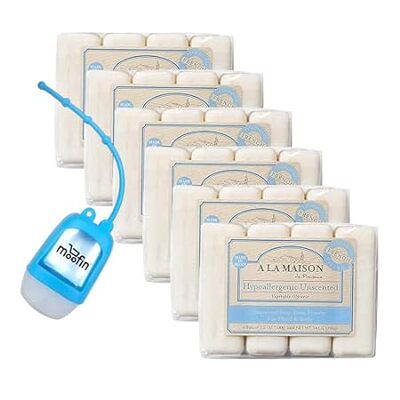 A LA MAISON Bar Soap Value Pack， 4 count - Hypoallergenic