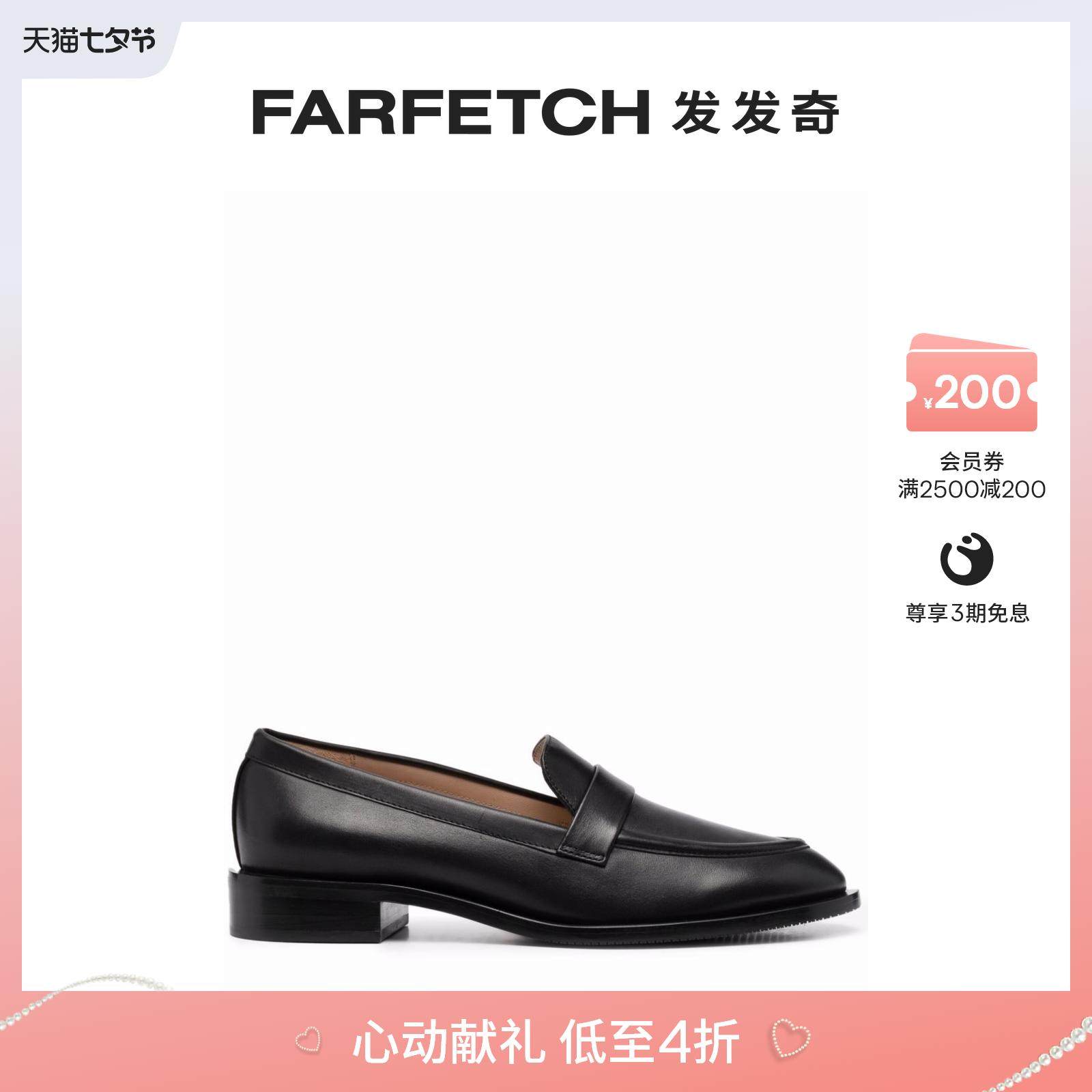 Stuart Weitzman女士Palmer Sleek圆头乐福鞋FARFETCH发发奇_虎窝淘