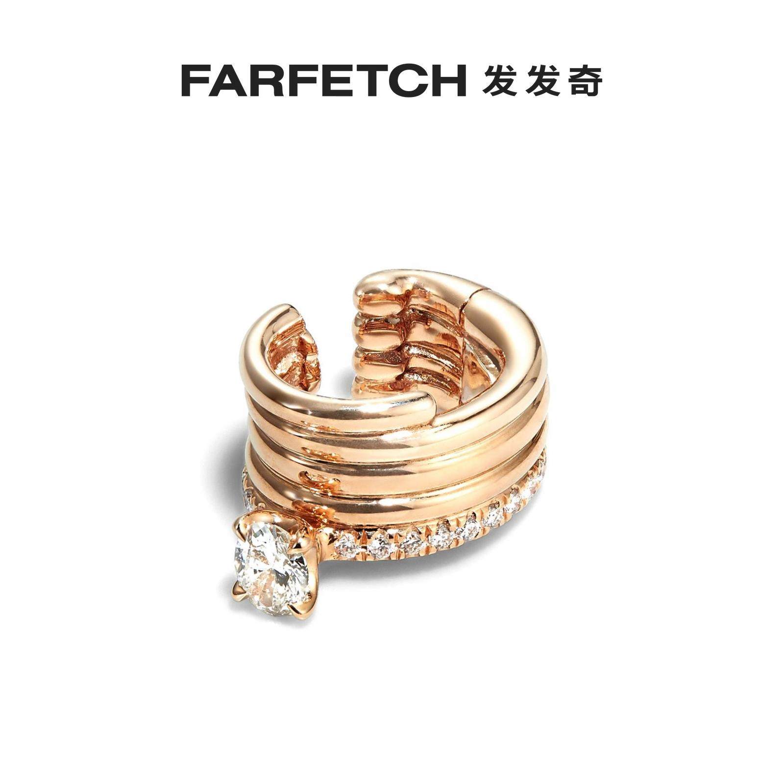 Repossi女士Blast 18K玫瑰金钻石耳骨夹FARFETCH发发奇_虎窝淘