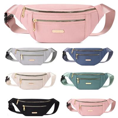 Waist Bags For Women Polyester Leisure Color Waist Bag Shoul