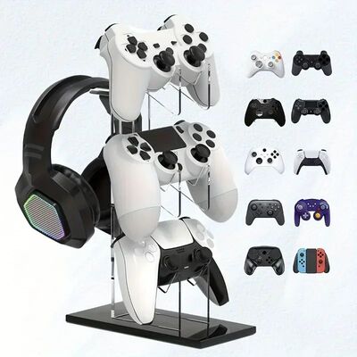 Universal Three-layer Headset Stand Game Console Stand Deskt