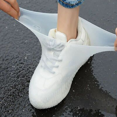 2026 New Reusable Waterproof Rain emulsion Shoes Covers Outd