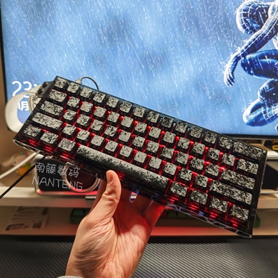 XVX碳纤维纹键帽幽灵锻碳纹侧刻