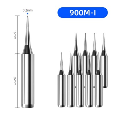 936烙铁头尖头电烙铁马蹄扁头恒温电洛铁头907铬铁头刀口焊锡通用
