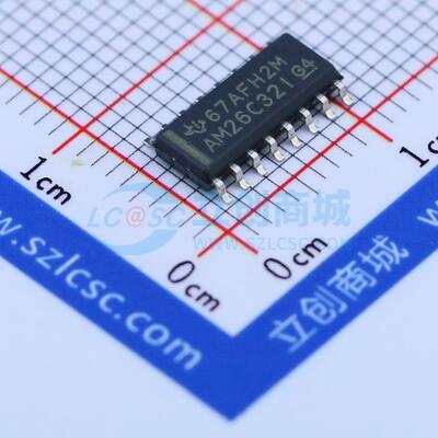 AM26C32IDR SOIC-16 全新原装 TI(德州仪器)