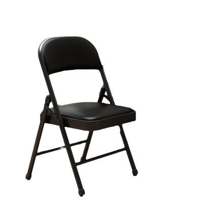 家折用电脑椅叠椅子简易凳椅子靠背椅便携办公椅会议椅椅宿舍SBA