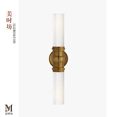 美式复古VC1:1Graydon全铜别墅浴室双头镜前壁灯设计师款简约壁灯