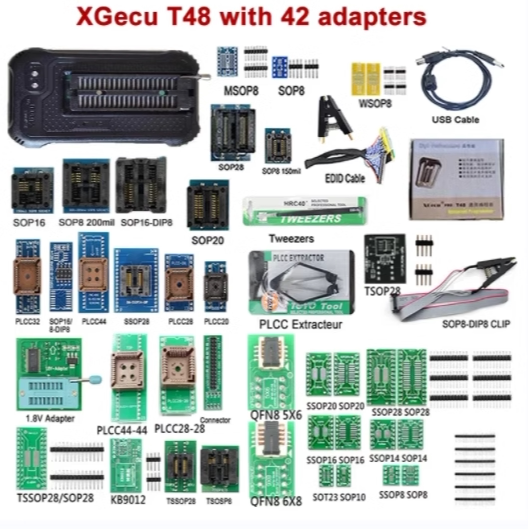 XG T48通用编程烧录器 USB介面汽车主板BIOS烧录设备工具