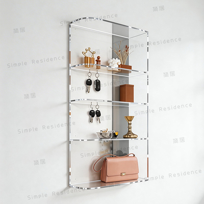 亚克力多层置物架壁挂式收纳架