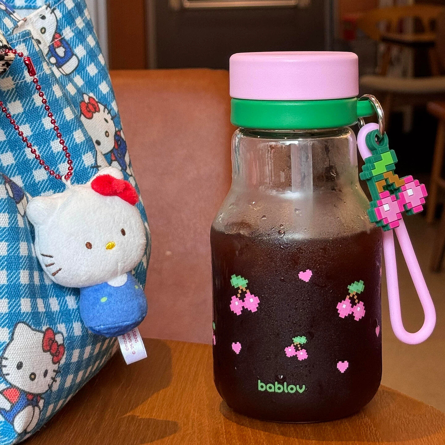 冷萃杯咖啡杯外出随手杯便携式果茶奶茶摇摇杯耐高温女学生带吸管
