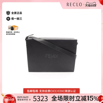 中古Fendi芬迪斜挎包メンズ牛皮