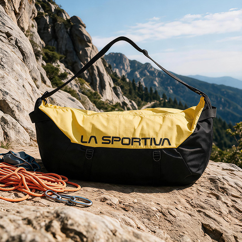 【新品】LASPORTIVA 攀岩耐磨防潮可调节户外绳索收纳包Granite