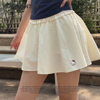 BASEMENTFGxHelloKitty学院风刺绣短裙半身裙262150075005