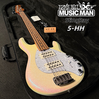 Music Man StingRay 5HH StingRay5HH Bass女王色5弦电贝斯