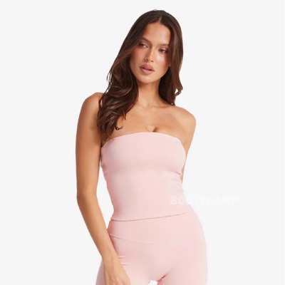 带防滑条长抹胸*csb带胸垫