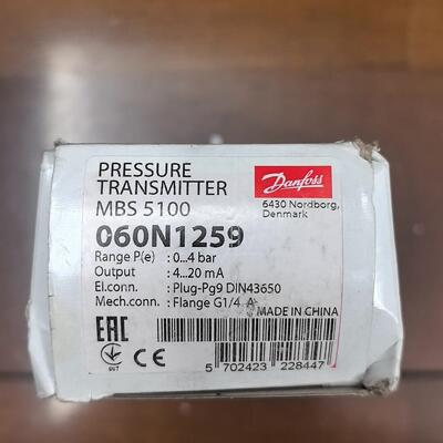 060N1259 MBS5100 丹佛斯压力变送器 工控自动化配件议价维修