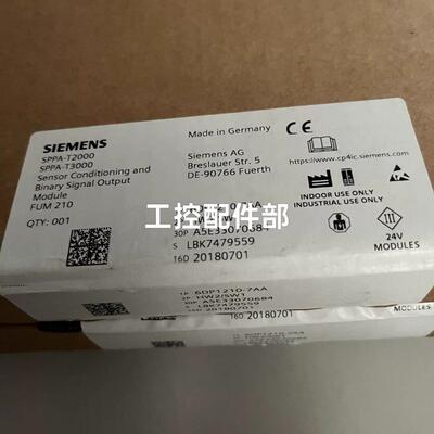 FUM210 6DP1210-7AA 传感器调理模块 二进制信号输模块议价维修