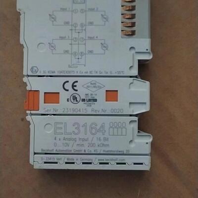 EL3164 倍福工控模拟输入模块 4通道16位 0-10V议价维修