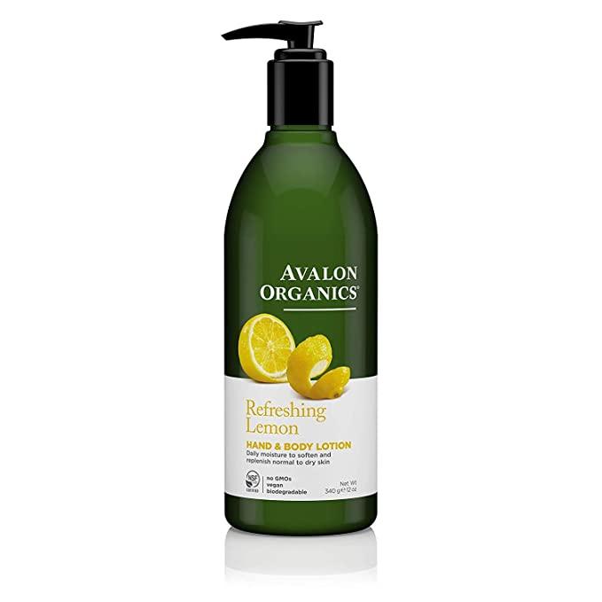 Avalon Organics Refreshing Lemon Hand& Body Lotion, 12 oz_虎窝淘