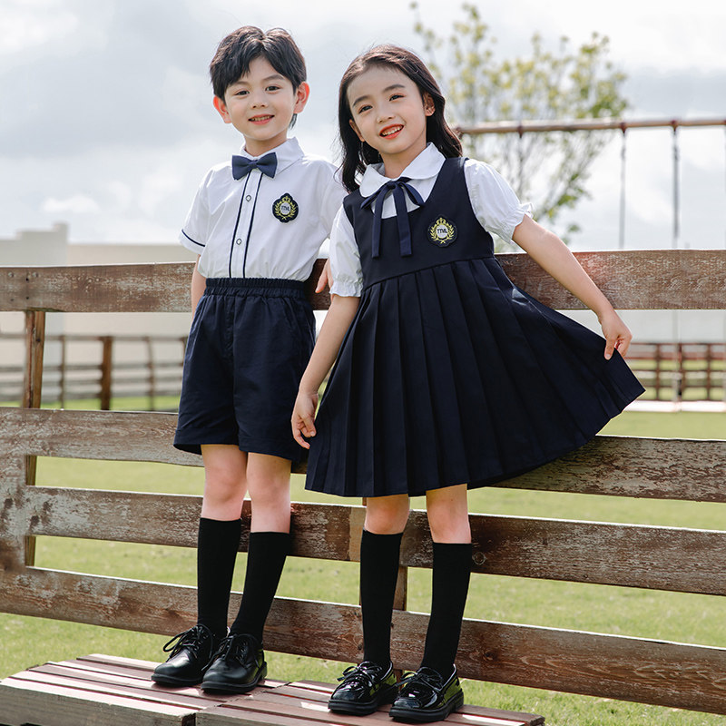 幼儿园园服夏季儿童班服小学生校服朗诵六一合唱服毕业照演出服装