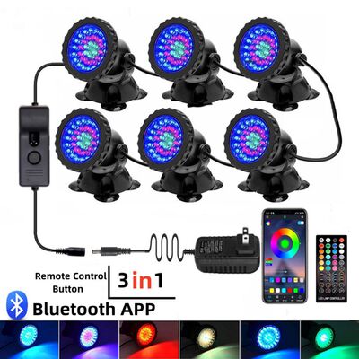 Luz LED subacuática impermeable IP68, lámpara nocturna con