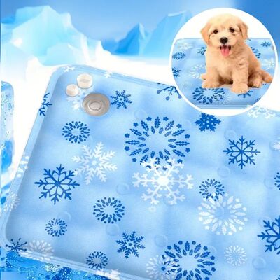 Portable Pet Cooling Mat Ice Gel Self Added Water Durable Do