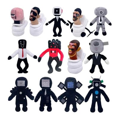 Skibidi Toilet juguetes de peluche de personajes de juego de