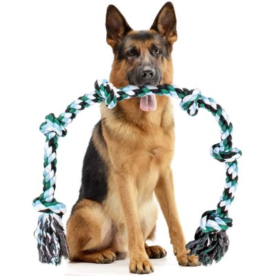 ATUBAN-juguete de cuerda gigante para perros Extra grandes,