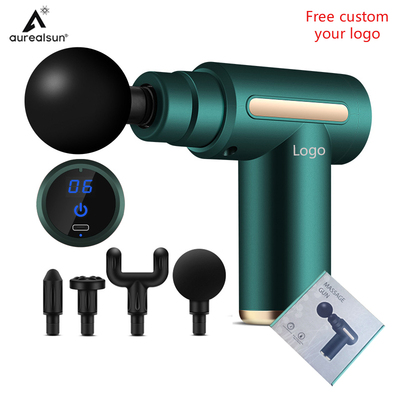 Pistola Elétrica de Massagem Muscular Profunda, Mini Massag