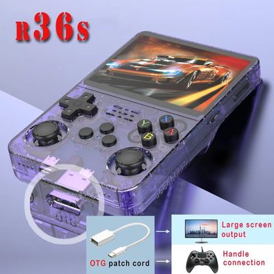 Consola de juegos portátil R36s, sistema Linux de código a