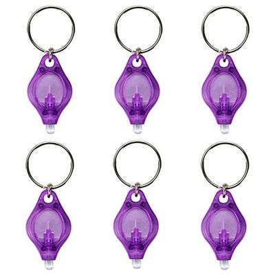 Linterna UV LED para perro, luz negra de 395nm, minillavero,