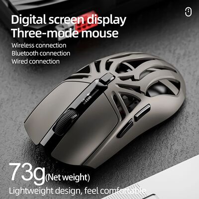 Mouse Bluetooth SMALWOLF RS8 1000Hz, 10000dpi, conex?o de tr