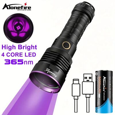 Linterna ultravioleta LED de alto brillo para detección de