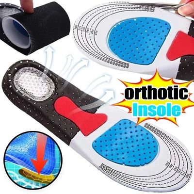 Plantilla ortopédica deportiva cortable, almohadilla absorb