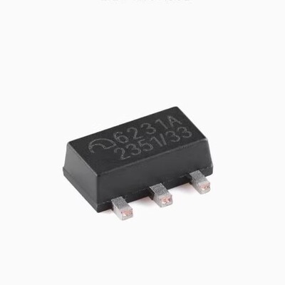 全新ME6231A33PG SOT-89-3 3.3V 低功率高精度PSRR LDO线性稳压器
