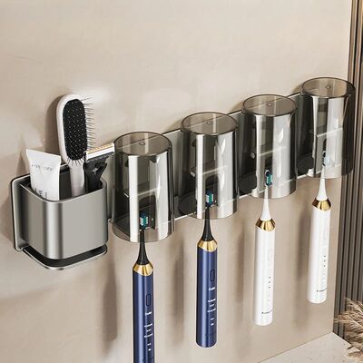 Toothbrush Rack Without Punching Brushing Cup Mouthwash Cup