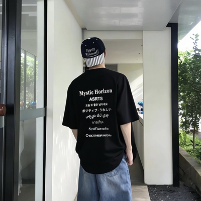 重磅Asrts新款高级感短袖T恤男士