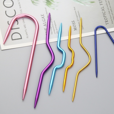 防解别针计数环线针用具扭花曲针工具针工具直针防脱毛衣弓形针