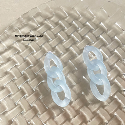 海阔天空治愈高级感纯银心形耳环