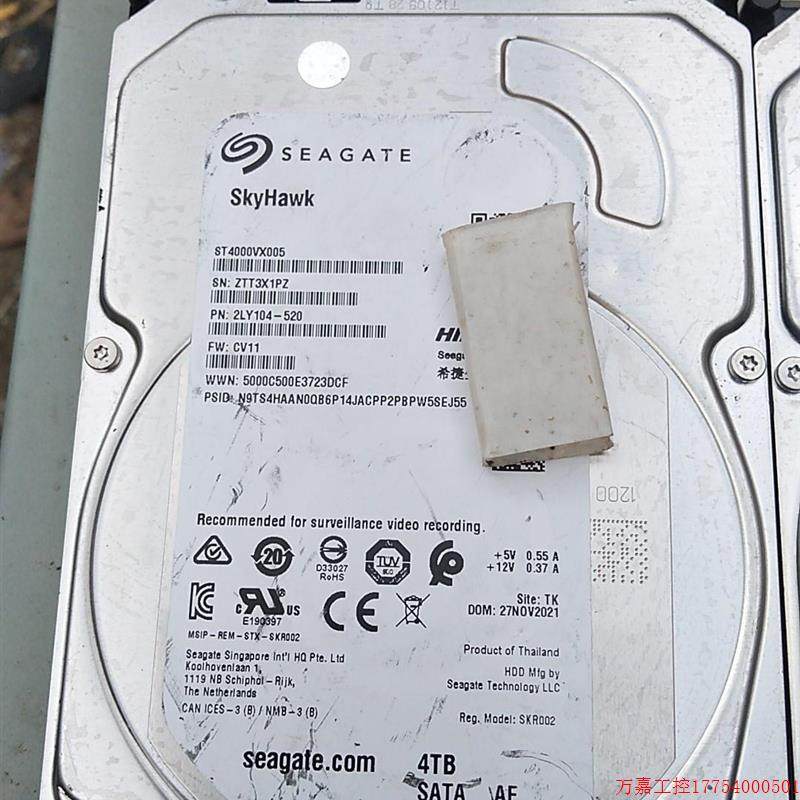 拍前询价:拆机希捷SkyHawk ST4000VX005 4TB海康_虎窝淘