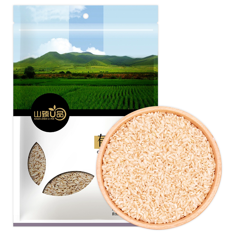 山臻U品有机糙米东北杂粮真空包装350g