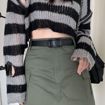 Stylish women's belts casual ladies leather waist belt