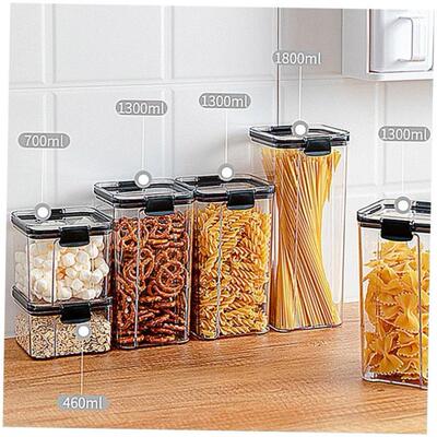 sealed glass tea canister food container coffee storage tank