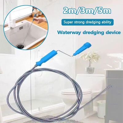 Multifunctional Sewer Unclogger Pipe Flexible Metal Spring S